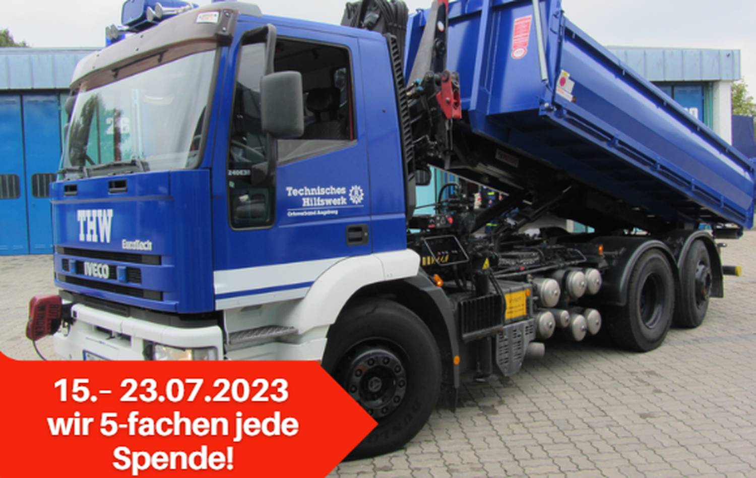 Retteraktion: Wechselladerfahrzeug - Mehrgeben